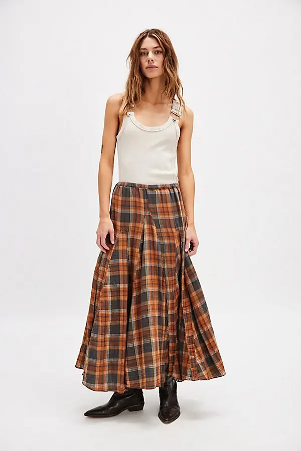 Cp Shades Lily Maxi Skirt - Burnt Orange | Editorialist
